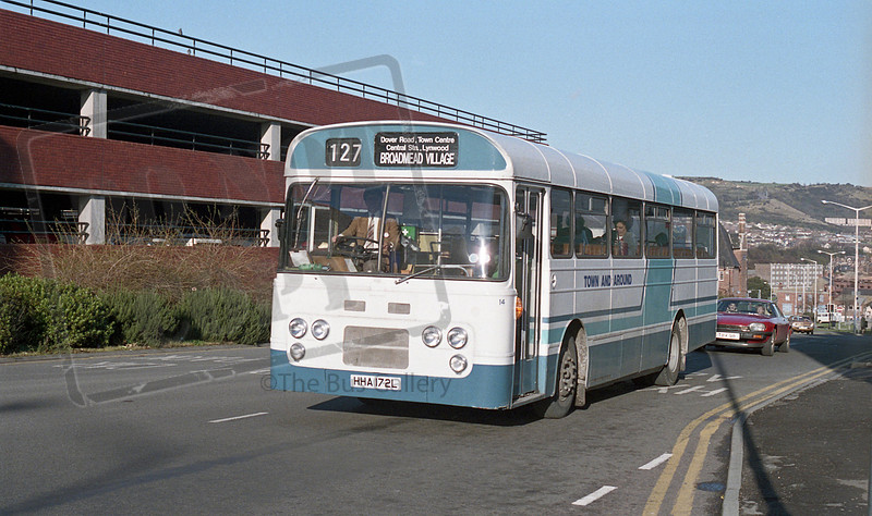 The Bus Gallery | Kent Buses & Coaches | Town & Around HHA172L ...